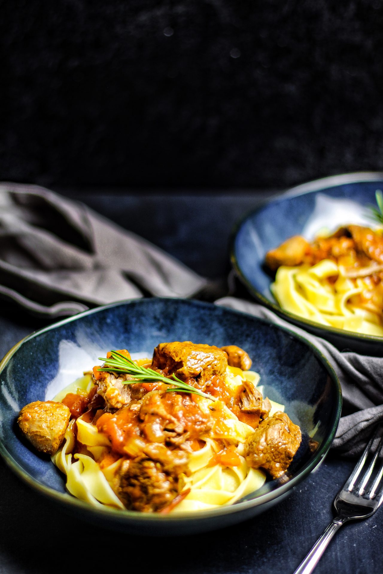 Lammragout italienischer Art