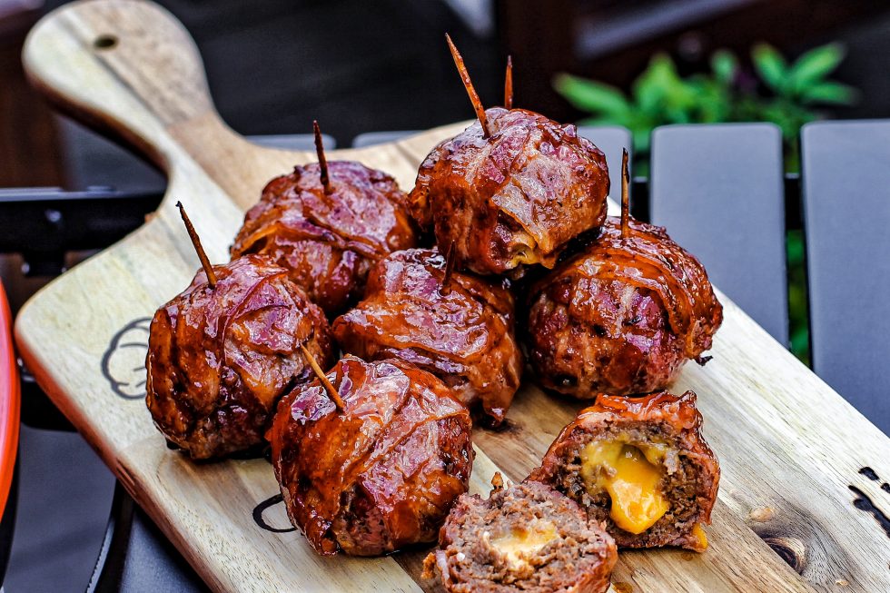 Moink Balls mit Käsefüllung